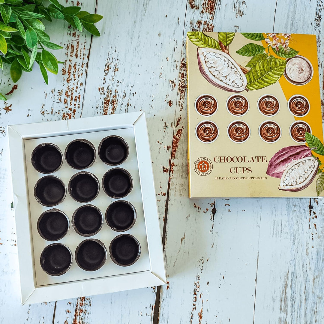Chocolate Cups (12 mini cups) – Diaita Foods