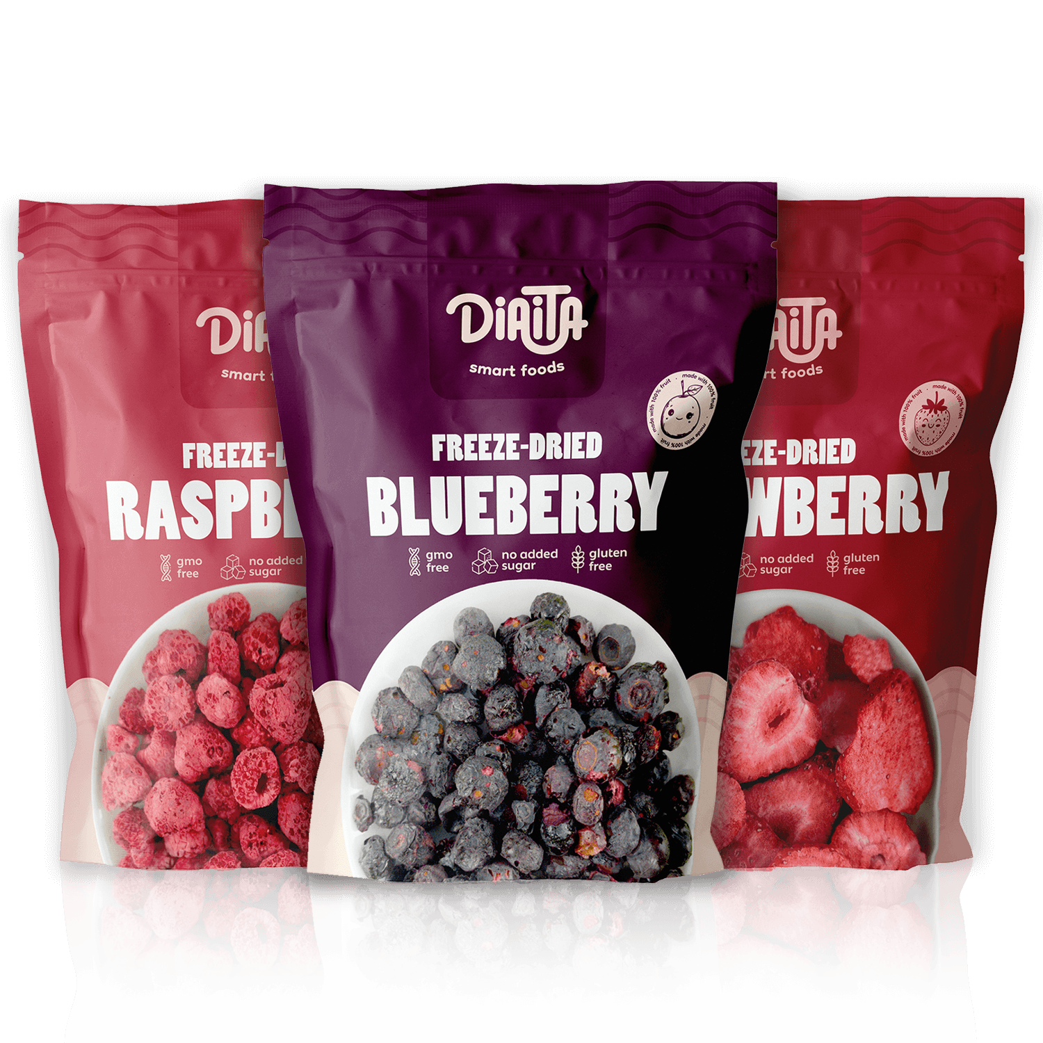 Freeze Dried Berries Variety Pack – Diaita Foods